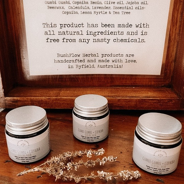 Gumbi Gumbi and Copaiba Healing Balm Large Size 100g - BushFlow Herbals